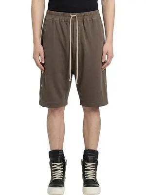 Rick Owens Cotton Jogging Shorts - Grey
