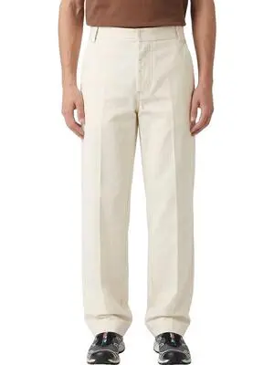 AMI Paris Baggy Cotton Trousers - White