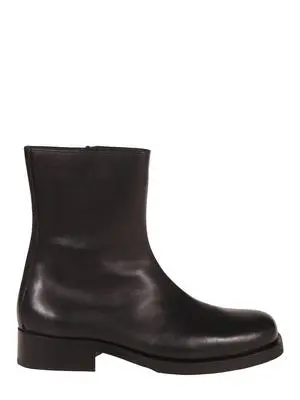 Our Legacy Zip Up Ankle Boots - Black