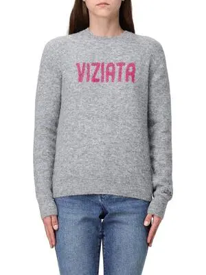 MC2 SAINT BARTH Crew Neck Embellished Pullover - Grey