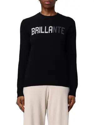 MC2 SAINT BARTH Pullover With Embellished Text - Black
