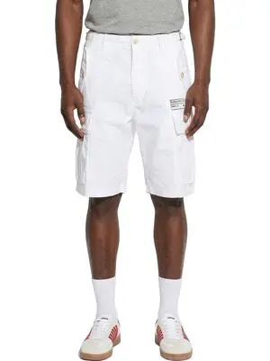 Dsquared2 Cotton Cargo Shorts - White