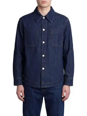 AMI Paris Denim Shirt - Indigo
