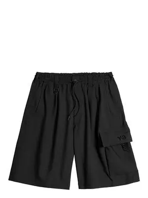 Y3 Cargo Shorts - Black