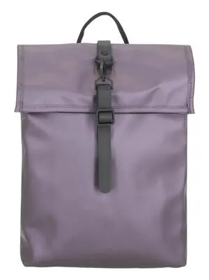 Rains Waterproof Rolltop Rucksack In Polyester - Violet
