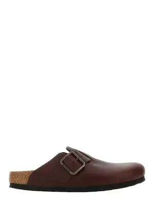 BIRKENSTOCK Buckled Clogs - Brown