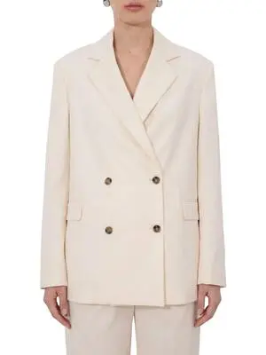 Loulou De Saison Virgin Wool Double-breasted Blazer - Pink
