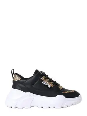 Versace Embellished Sneakers - Black