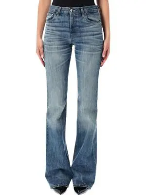 HAIKURE Flora High-waisted Slim Flare Jeans - Denim