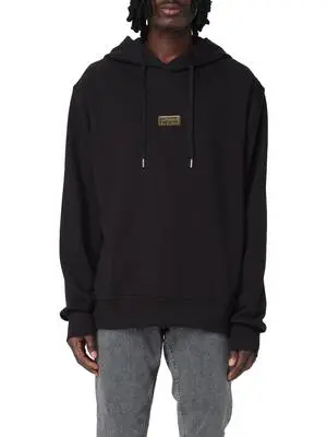 Versace Logo Hoodie - Black