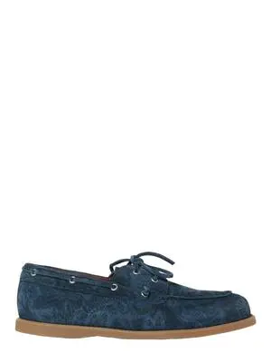 Etro Printed Loafers - Blue