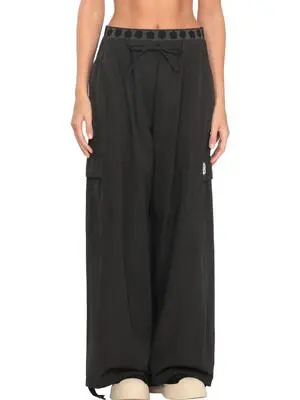 Kenzo Wide-leg Cargo Trousers - Black