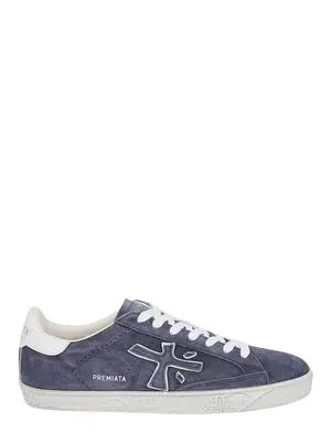 Premiata Steven Suede Sneakers - Navy