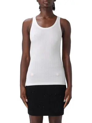 Elisabetta Franchi Ribbed Tank Top - Ivory