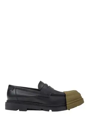 Camper Junction Leather Loafers - Black