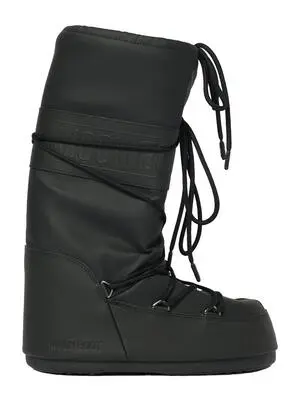 Moon Boot Tie Fastening Boots - Black