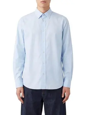 JIL SANDER Classic Cotton Shirt - Sky