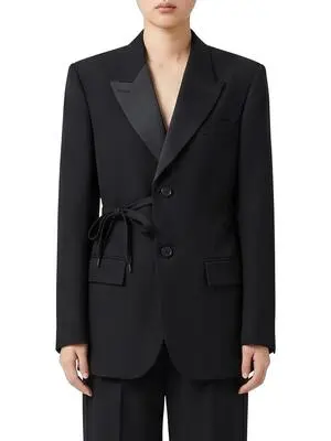 Balenciaga Wool Blazer - Black