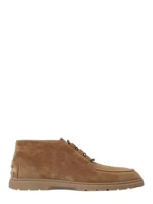 TOD'S Suede Chukka Boots - Beige