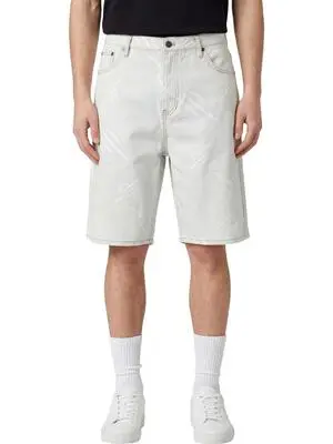 DAILY PAPER Cotton Denim Shorts - Grey