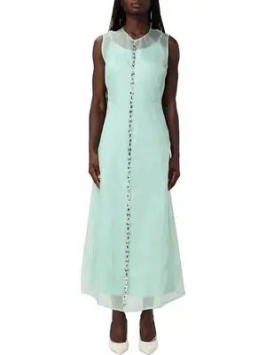 Fabiana Filippi Sleeveless Embellished Midi Dress - Mint