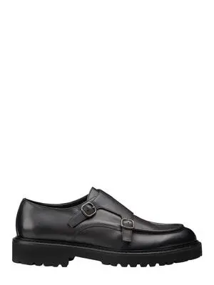 DOUCAL'S Monk Strap Shoes - Graphite