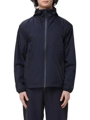 Emporio Armani Zip-up Jacket With Logo - Blue