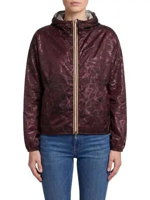 K-WAY Laurette Reversible Technical Fabric Jacket - Violet