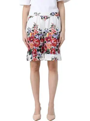 Dolce & Gabbana Floral Silk Shorts - Multicolor