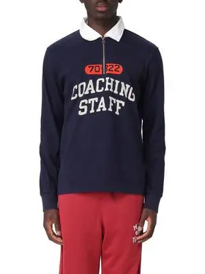 Champion Time Capsule Long-sleeved Cotton Jersey Polo With Half-zip - Grey