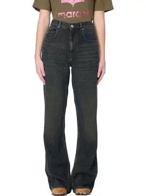 Isabel Marant Étoile High Rise Flare Jeans - Blue