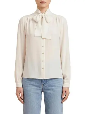 Valentino Garavani Silk Shirt - Ivory