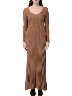 Fabiana Filippi Long Sleeve Maxi Dress - Rope