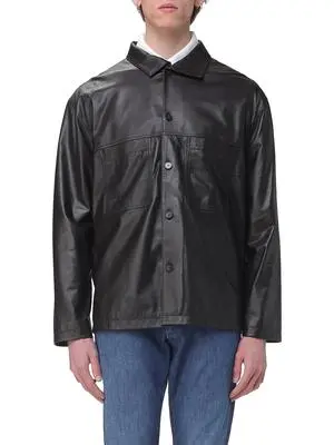 Emporio Armani Leather Jacket - Brown