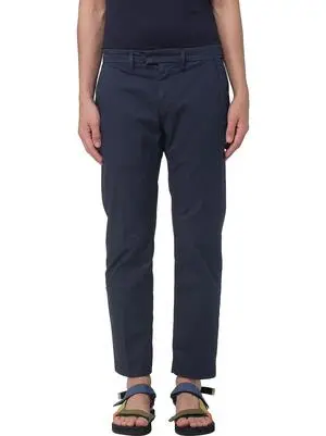 DONDUP Stretch Cotton Chino Trousers - Blue