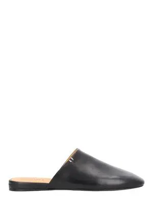 Premiata Smooth Calf Leather Mules - Black
