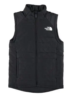 The North Face Quilted Vest With Logo Detail - Black