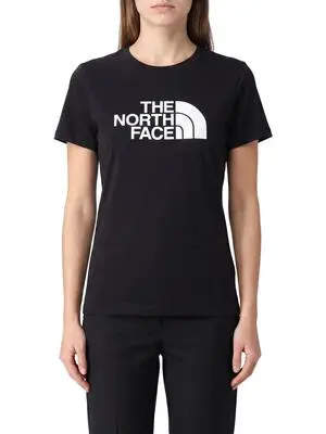 The North Face Slim Fit Cotton T-shirt With Contrast Logo - Black