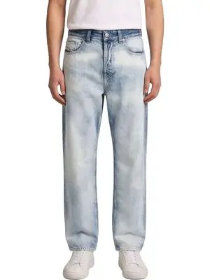 DIESEL® D-macro Cotton Denim Jeans - Blue