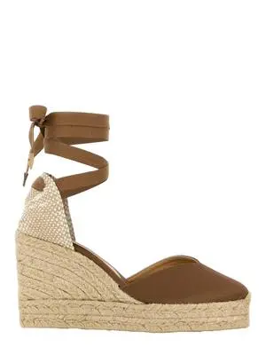 CastaÑer Espadrille Wedge Sandals - Coffee