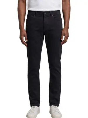 BOSS Trousers In Twill Slim Fit - Blue