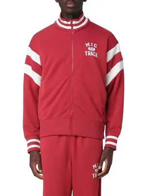 Champion Champion Time Capsule Two-Tone Striped Acetate Track Jacket Red