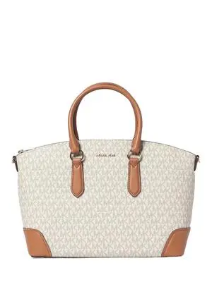 Michael Kors Murphy Printed Tote Bag Beige