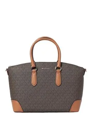 Michael Kors Murphy Printed Tote Bag Brown