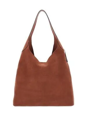 COACH Brooklyn Suede Shoulder Bag - Brown