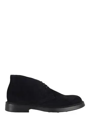 DOUCAL'S Lace-up Suede Boots - Blue