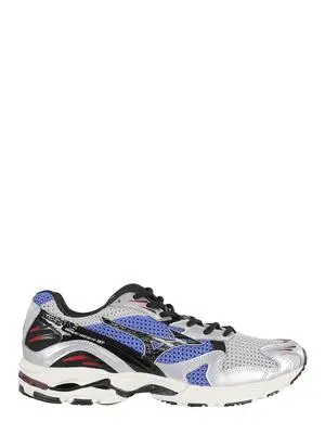 Mizuno Mizuno Wave Rider 10 Mesh And Laminated Rubber Sneakers Silver