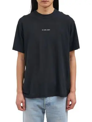 44 LABEL GROUP Cotton T-shirt With Logo - Black