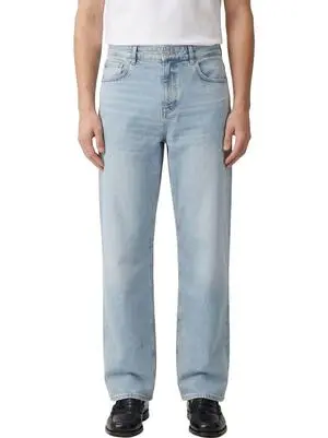 REPRESENT Cotton Denim Flared Jeans - Blue