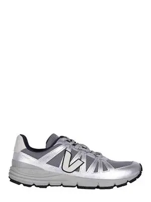 VEJA Alveomesh Sneakers With Vibram Sole And Contrast Logo - Silver